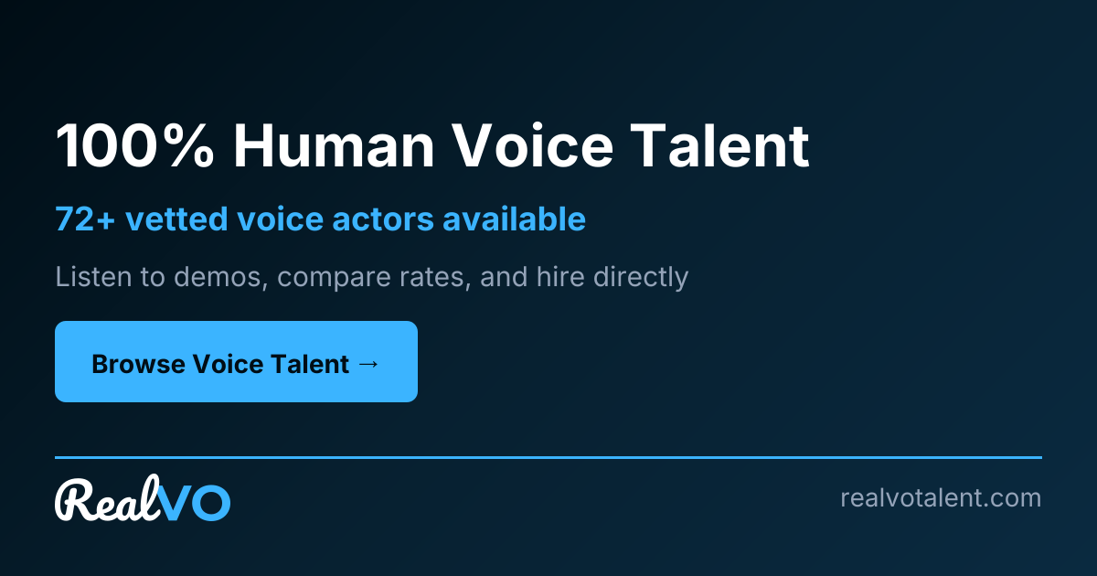 Browse & Hire Professional Voice Actors | RealVOTalent